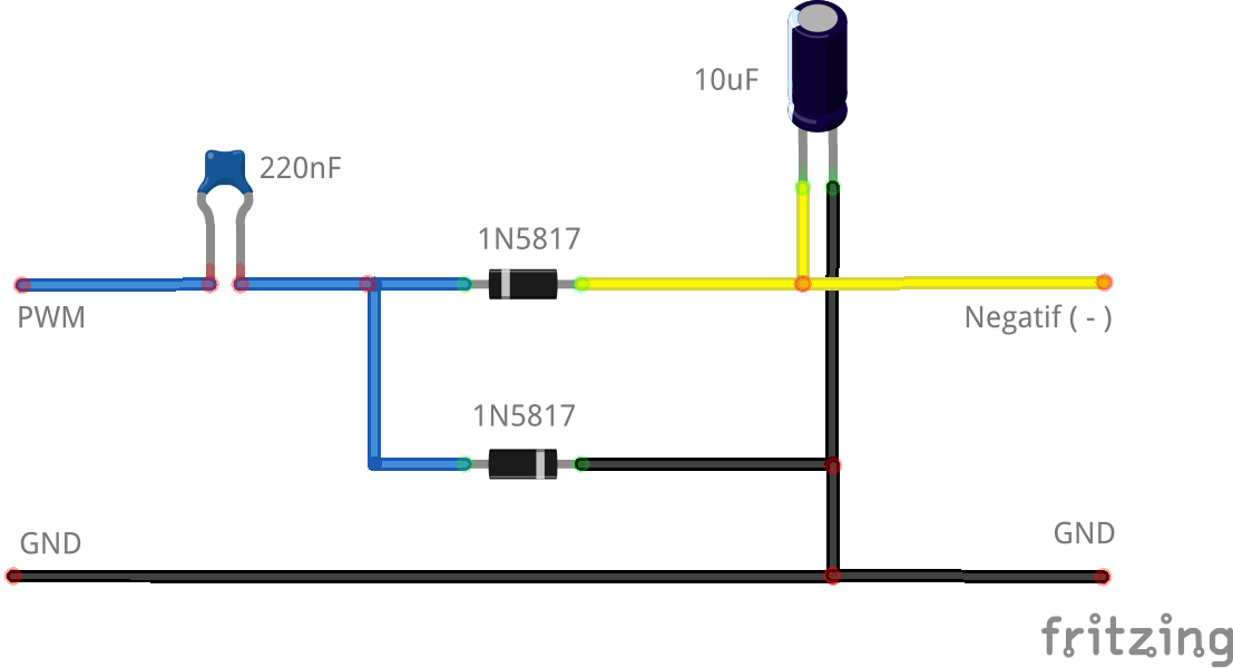Sumber tegangan negatif menggunakan PWM (Arduino) – Semesin
