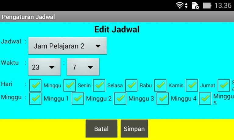 Bel sekolah arduino dengan kontrol android 2 (upgrade lcd) – Semesin