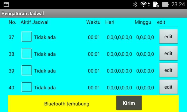 Bel sekolah arduino dengan kontrol android 2 (upgrade lcd) – Semesin