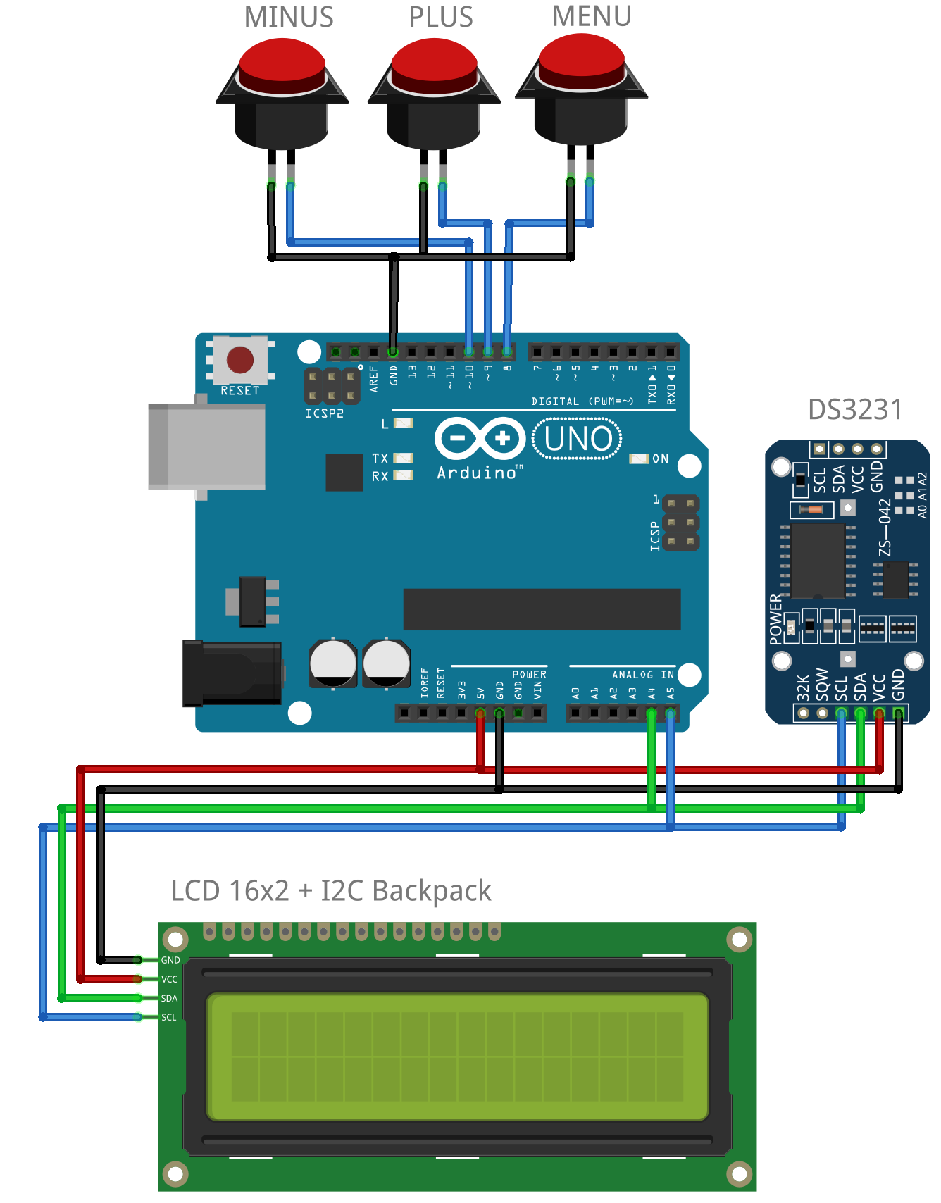 Mengatur waktu rtc ds3231 dengan library RTCLib – Semesin
